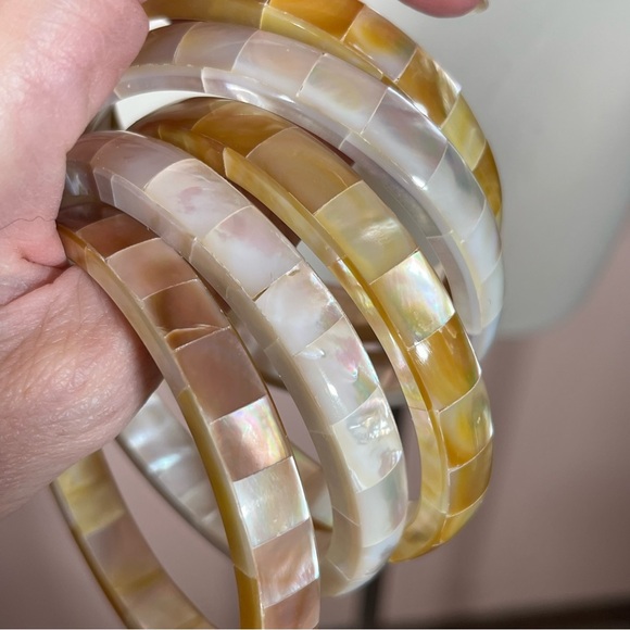 Mother of Pearl | Jewelry | Vintage Inlayed Mother Of Pearl Mobwife ...